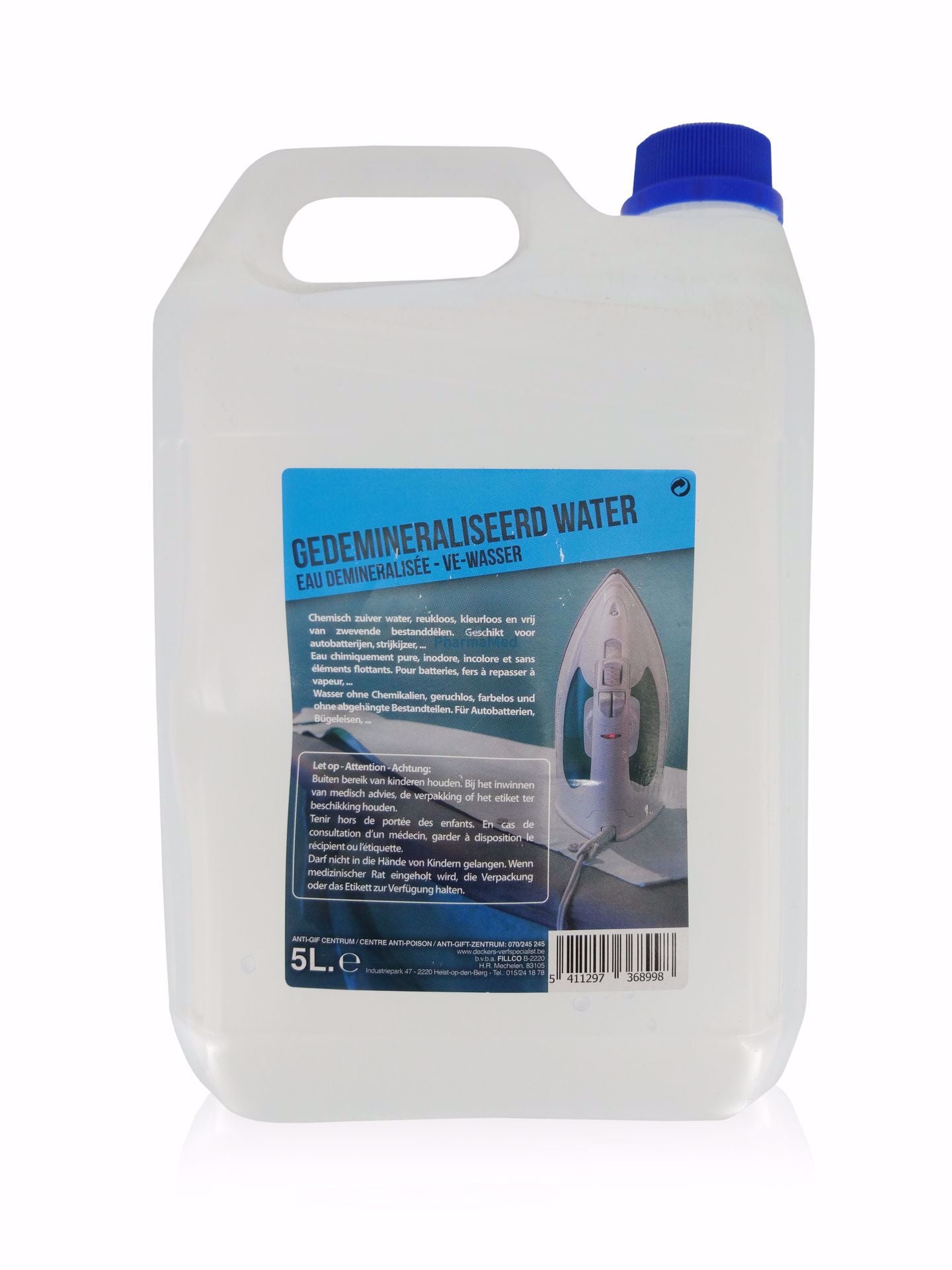 Eau déminéralisée - bidon de 5l – Medi Support